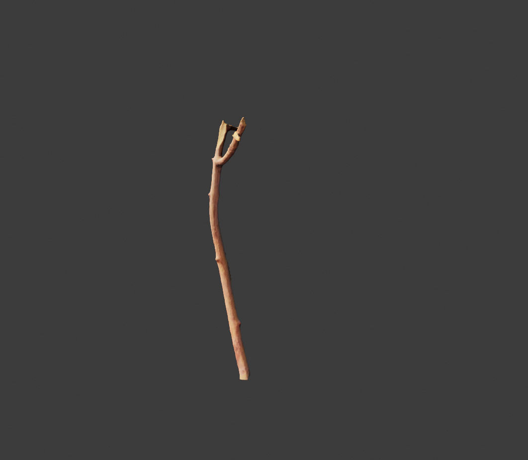 Free PBR Stick twig dead broken Scan free VR / AR / low-poly 3D model ...
