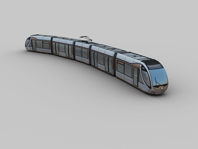3D model Lowpoly Tram 10 VR / AR / low-poly | CGTrader
