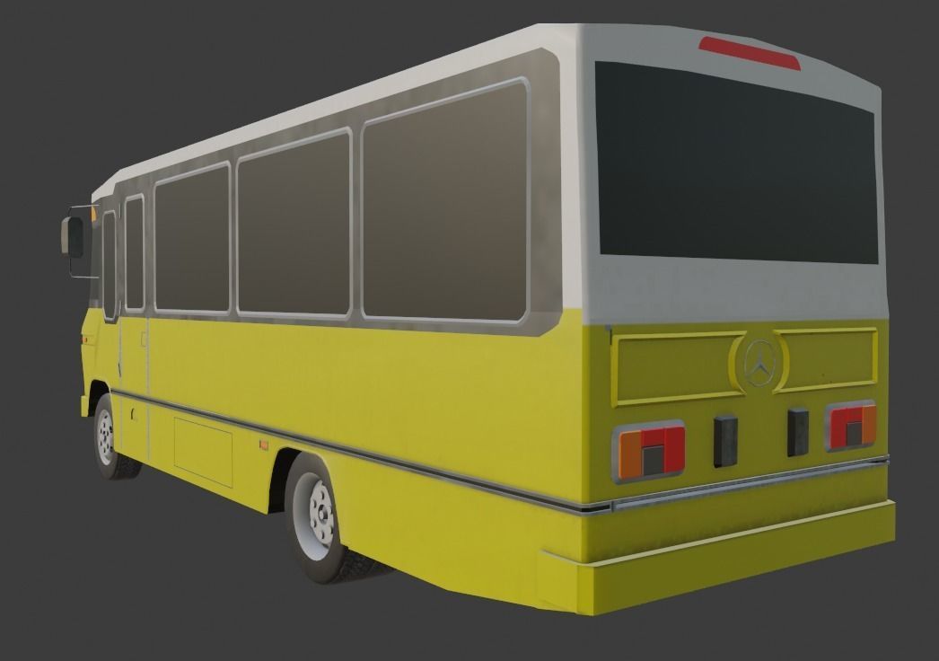 3D model 90s Minibus VR / AR / low-poly | CGTrader