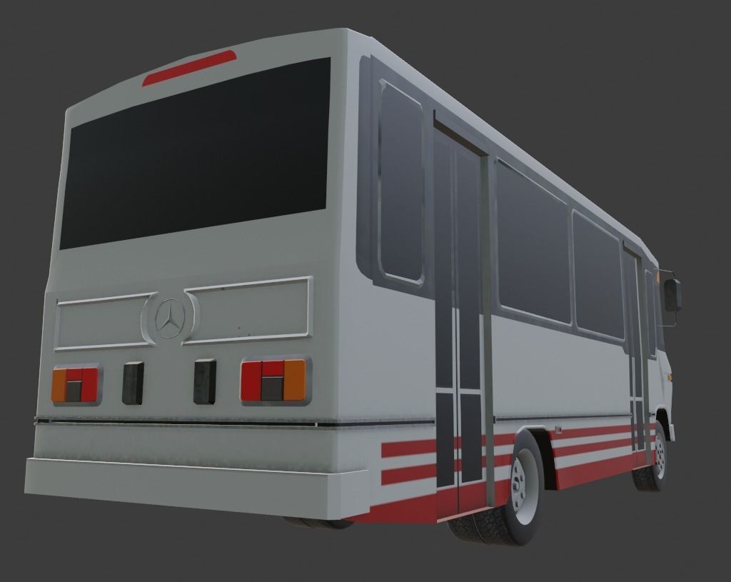 3D model 90s Minibus VR / AR / low-poly | CGTrader
