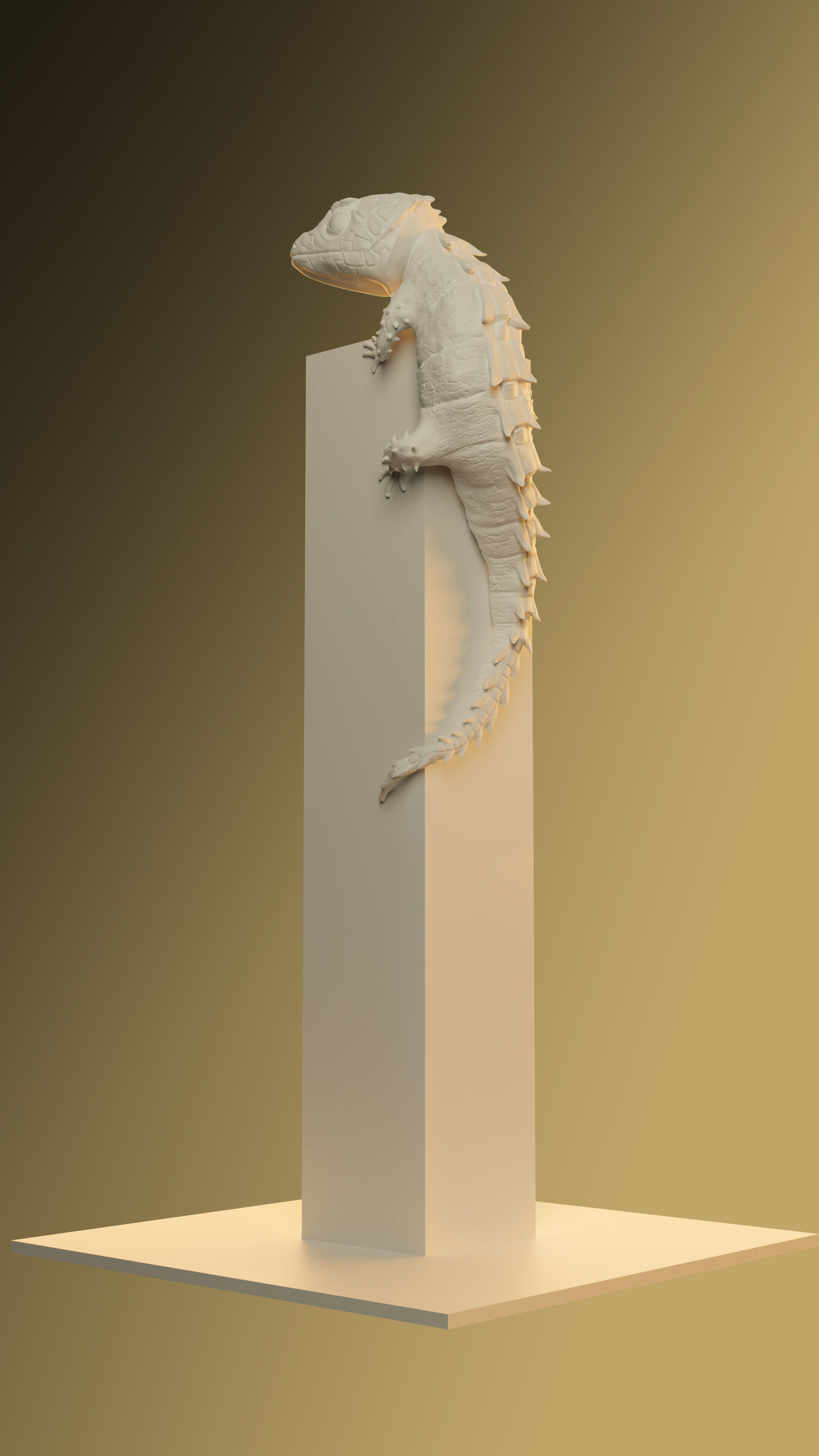 Red-eyed Crocodile Skink 3D model 3D printable | CGTrader