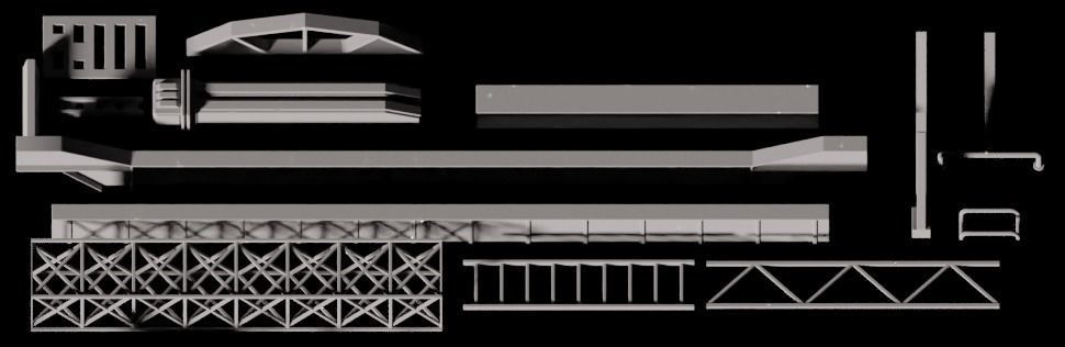 Greeble Pack 3D model | CGTrader