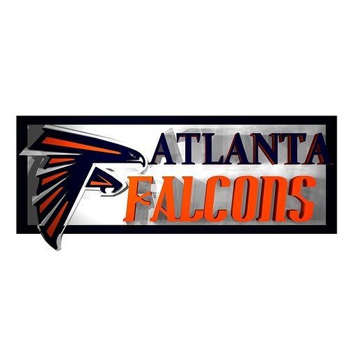 Atlanta Falcons banner 3D model | CGTrader