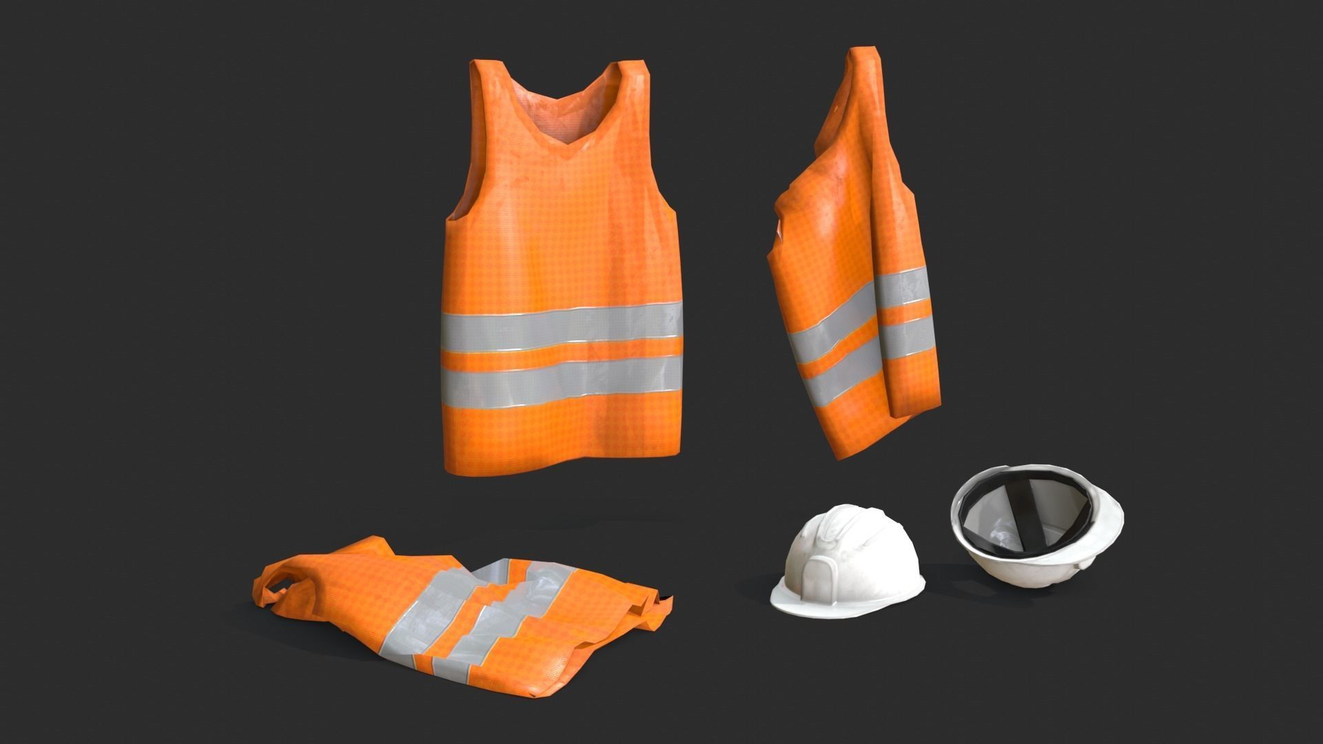 3D model Safety Equipments Set 02 VR / AR / low-poly | CGTrader