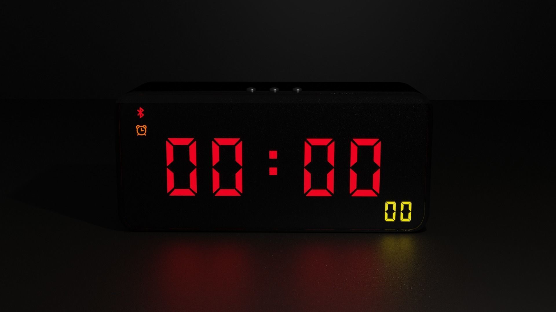 Digital Alarm Clock free 3D model | CGTrader