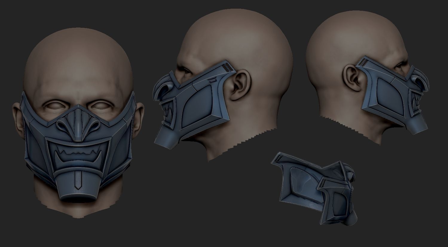 oni mask Custom 3d print 3D model 3D printable | CGTrader