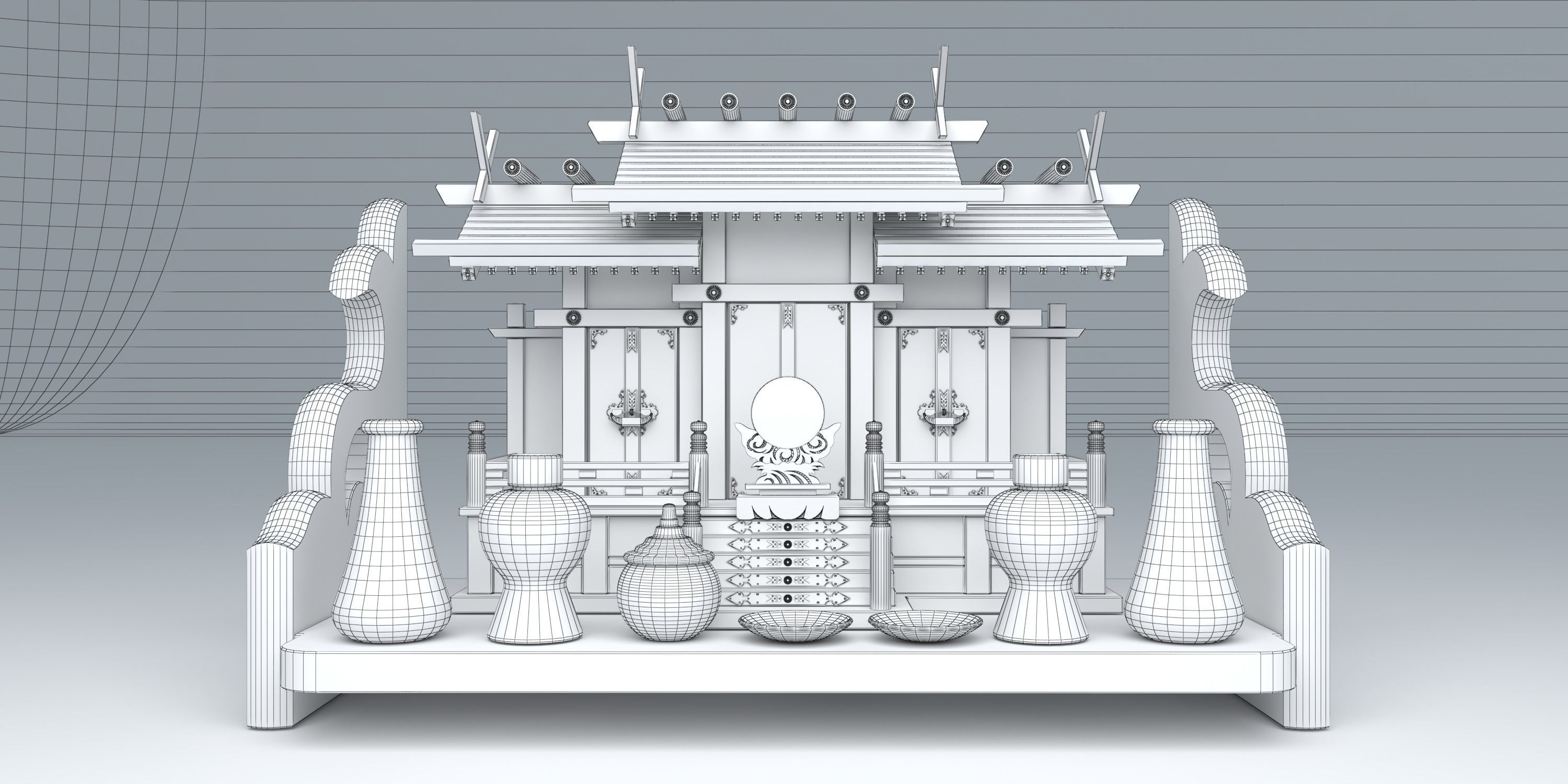 KAMIDANA SET 3D model | CGTrader