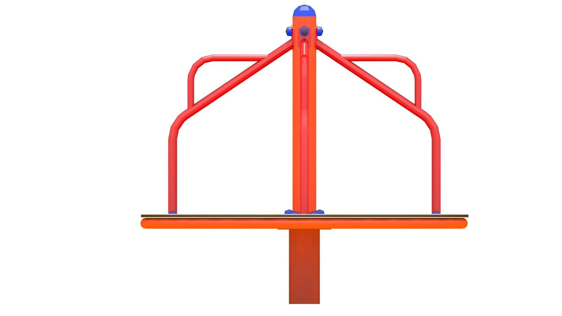 Playground- merry go round free 3D model | CGTrader