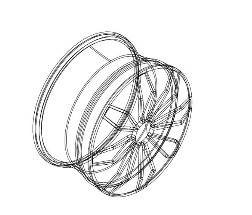 SPORT RIM 3D model 3D printable | CGTrader