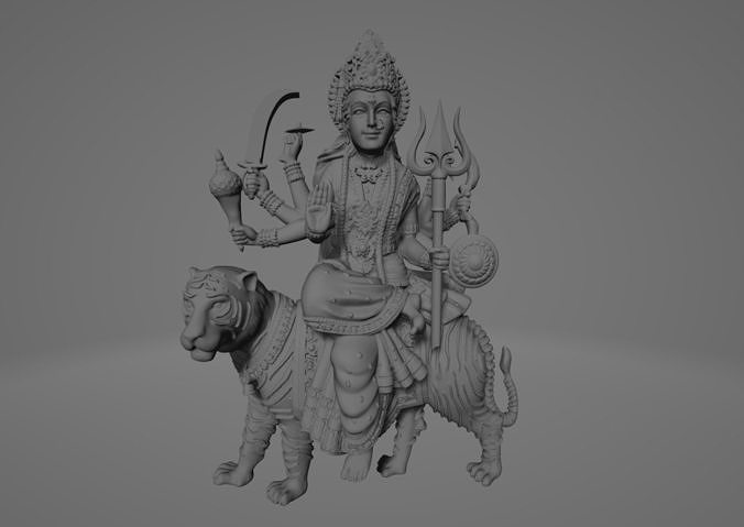 Durga Ji 3D model 3D printable | CGTrader