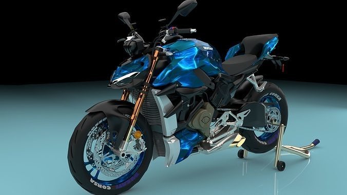ducati yamaha motorcycle 3D model animated | CGTrader