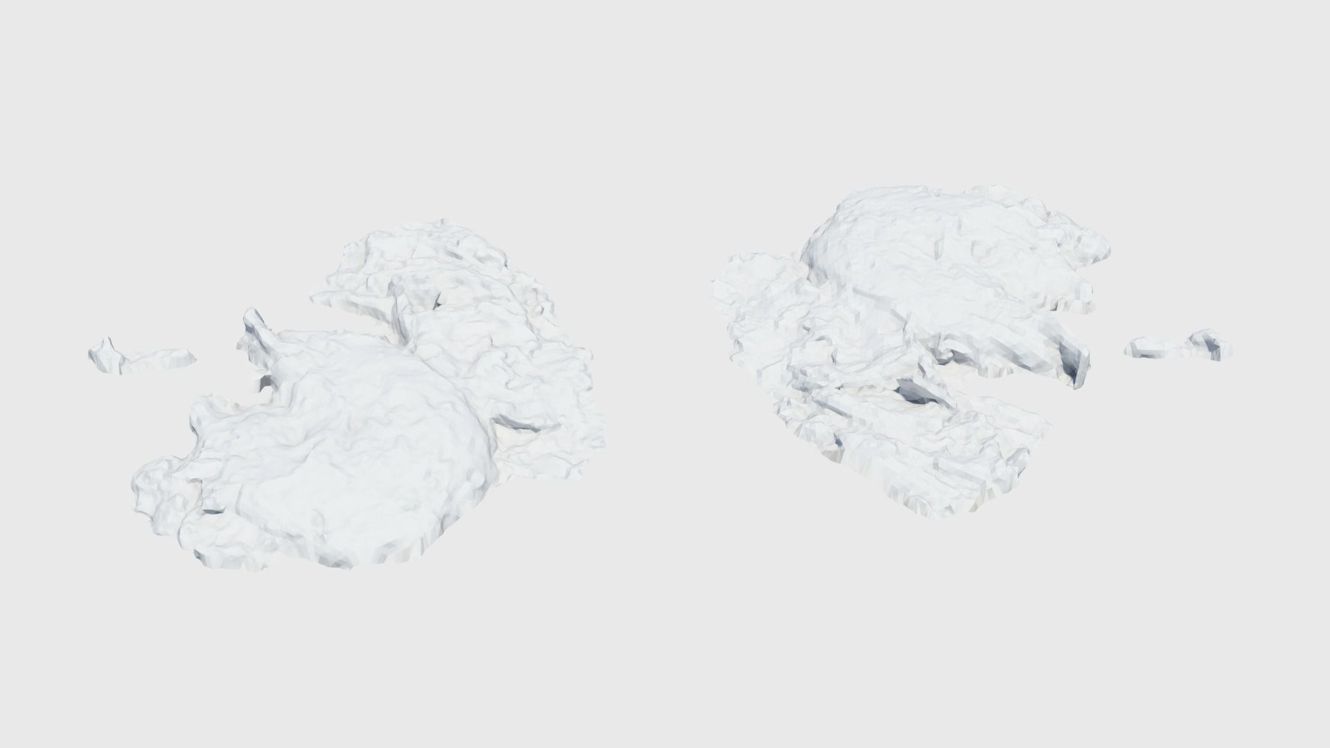 3D model Cow manure set VR / AR / low-poly | CGTrader