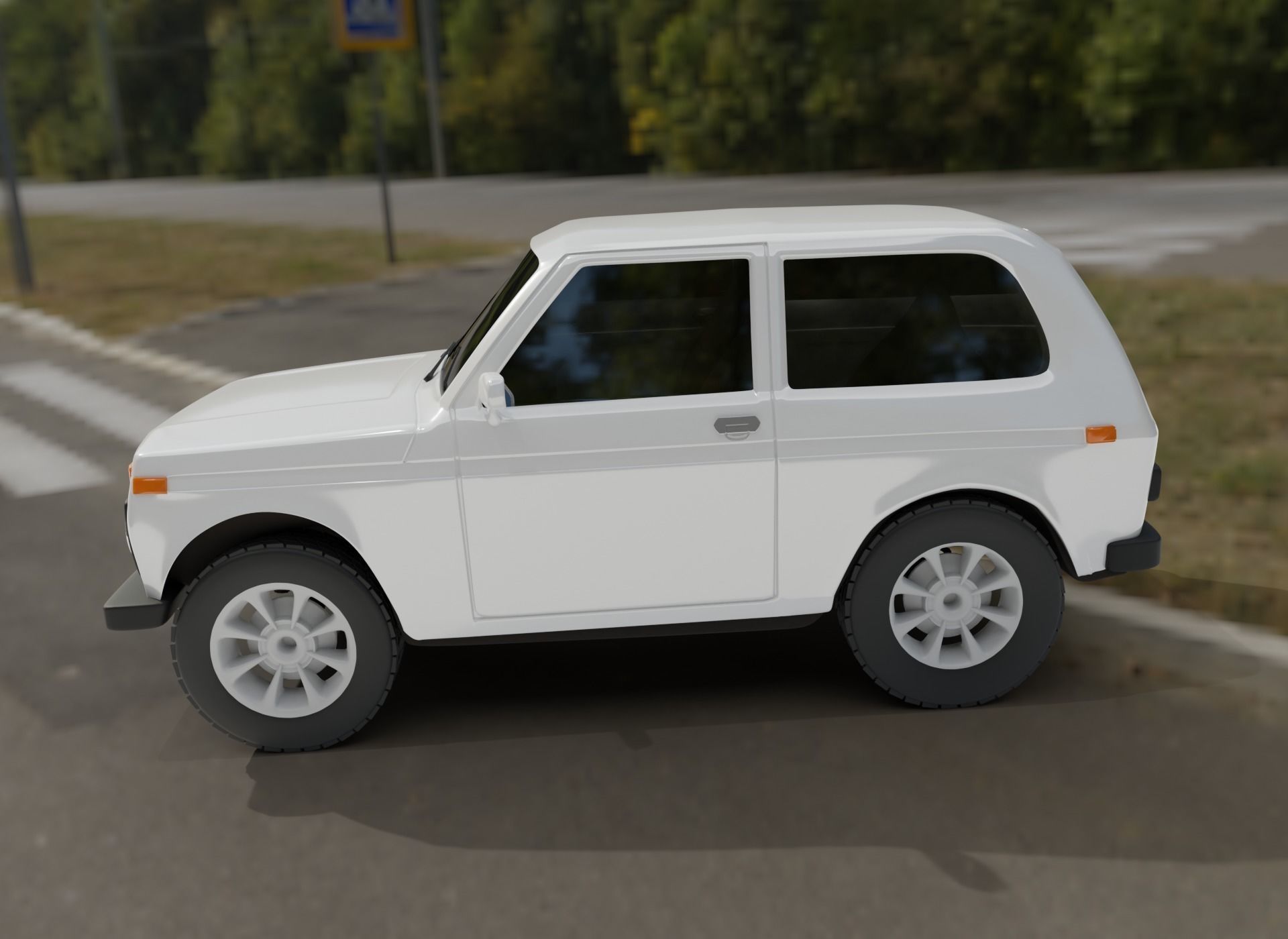 Lada NIVA - VAZ 2121 3D model | CGTrader