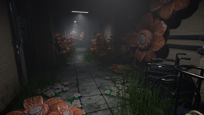 3D model Insane Asylum Kit VR / AR / low-poly | CGTrader