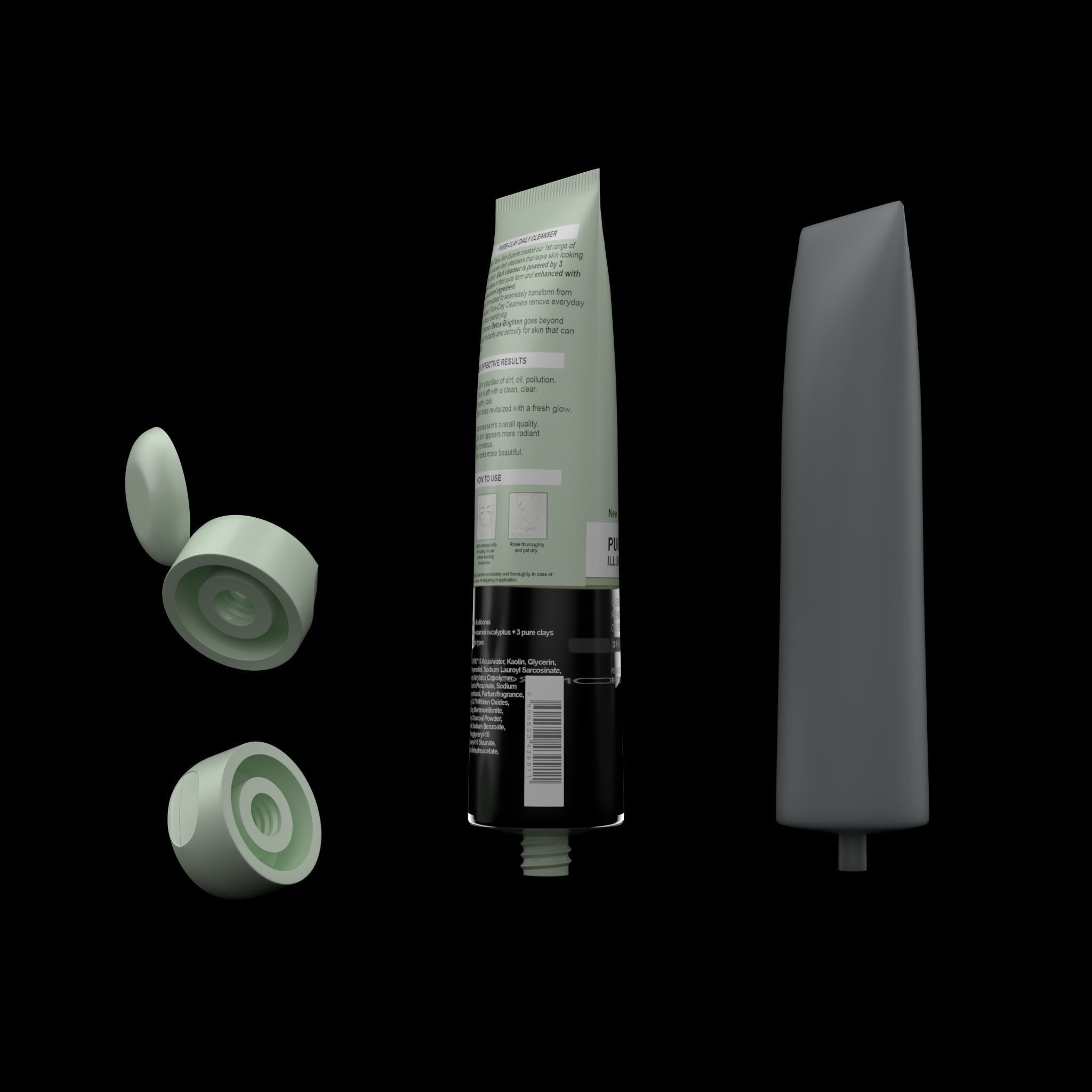 L Oreal Skin Expert - Pure Clay - Maya - VRay Next 3D model | CGTrader