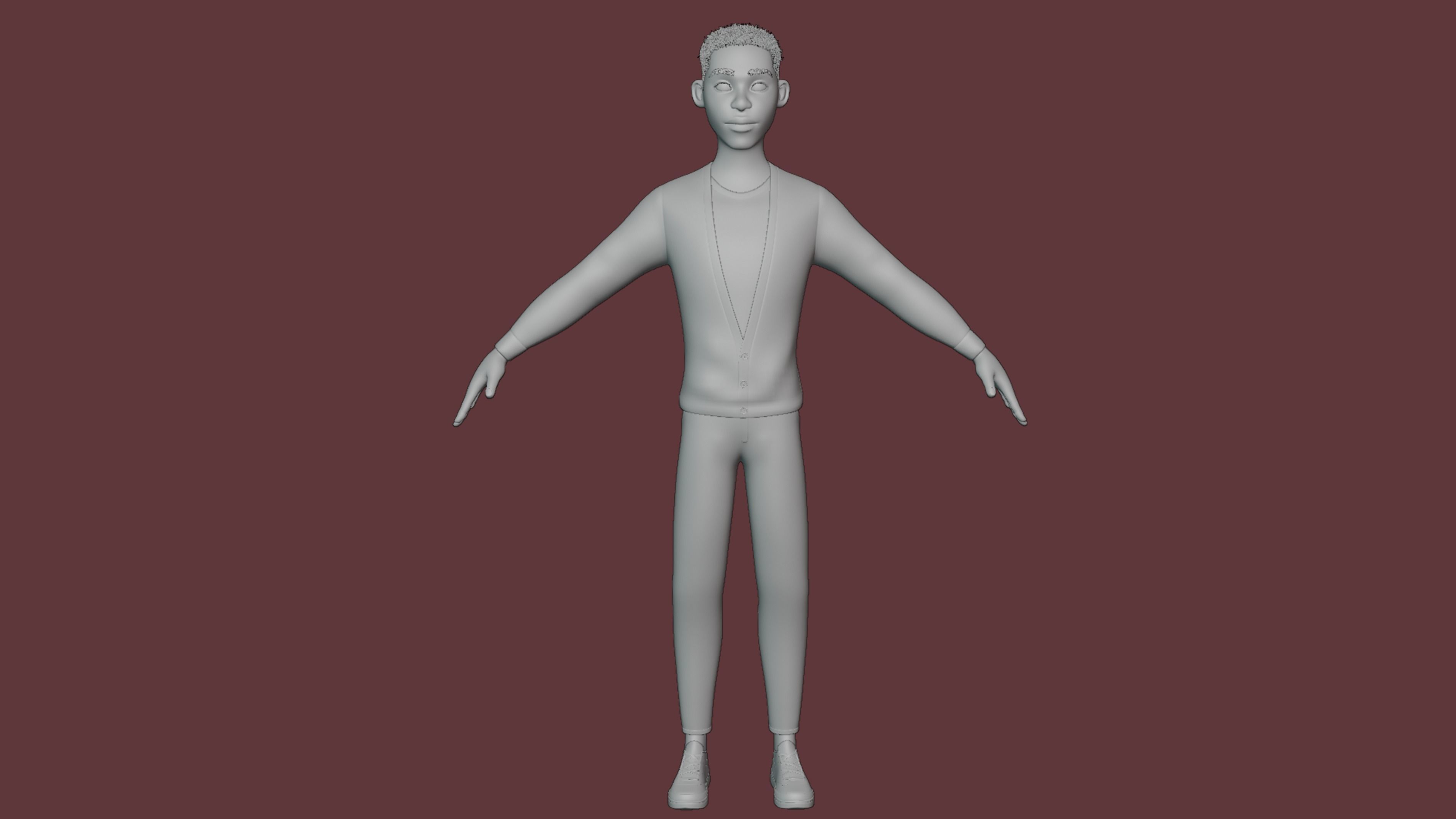 3D model Stylized Boy Rigged VR / AR / low-poly | CGTrader