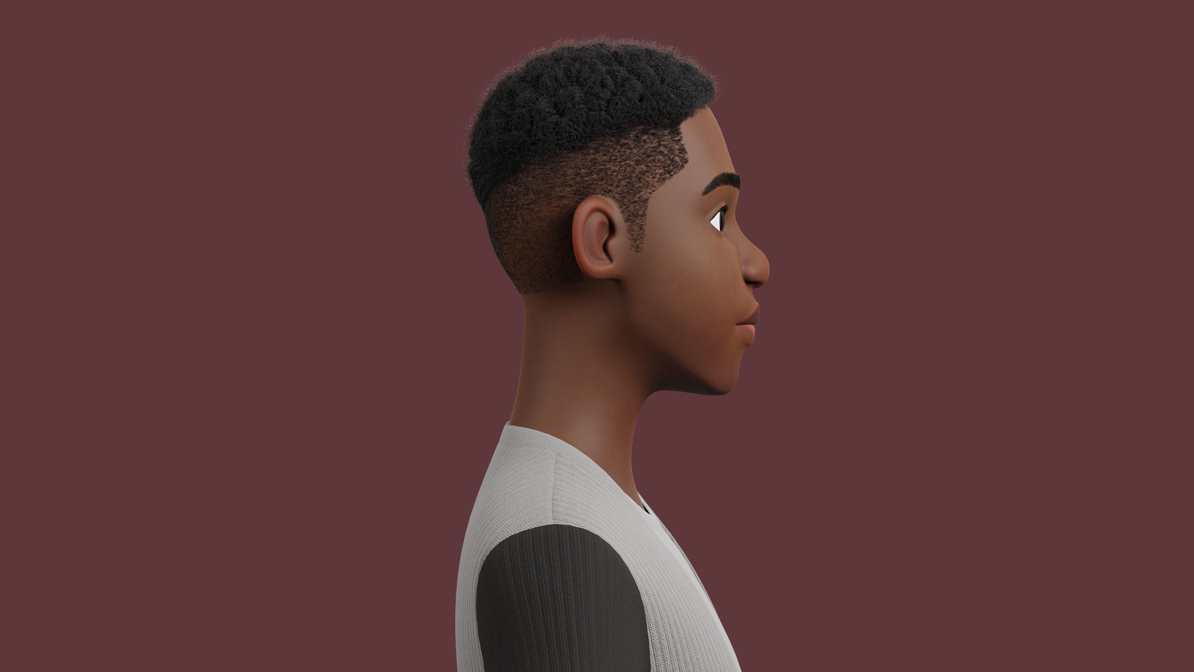 3D model Stylized Boy Rigged VR / AR / low-poly | CGTrader