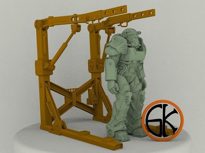 Power Armor Lifter from the game Fallout 4 Part 1 Scale 1 3D model 3D ...