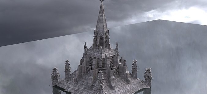 Dark Fantasy architecture 2 3D 3D model | CGTrader