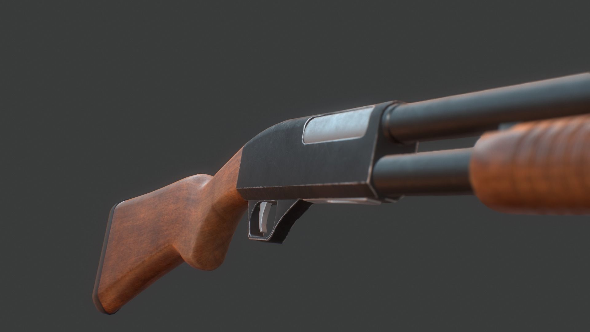 3D model MP-133 shotgun VR / AR / low-poly | CGTrader