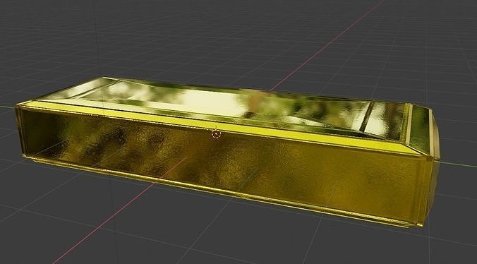 Gold Ingot free 3D model | CGTrader
