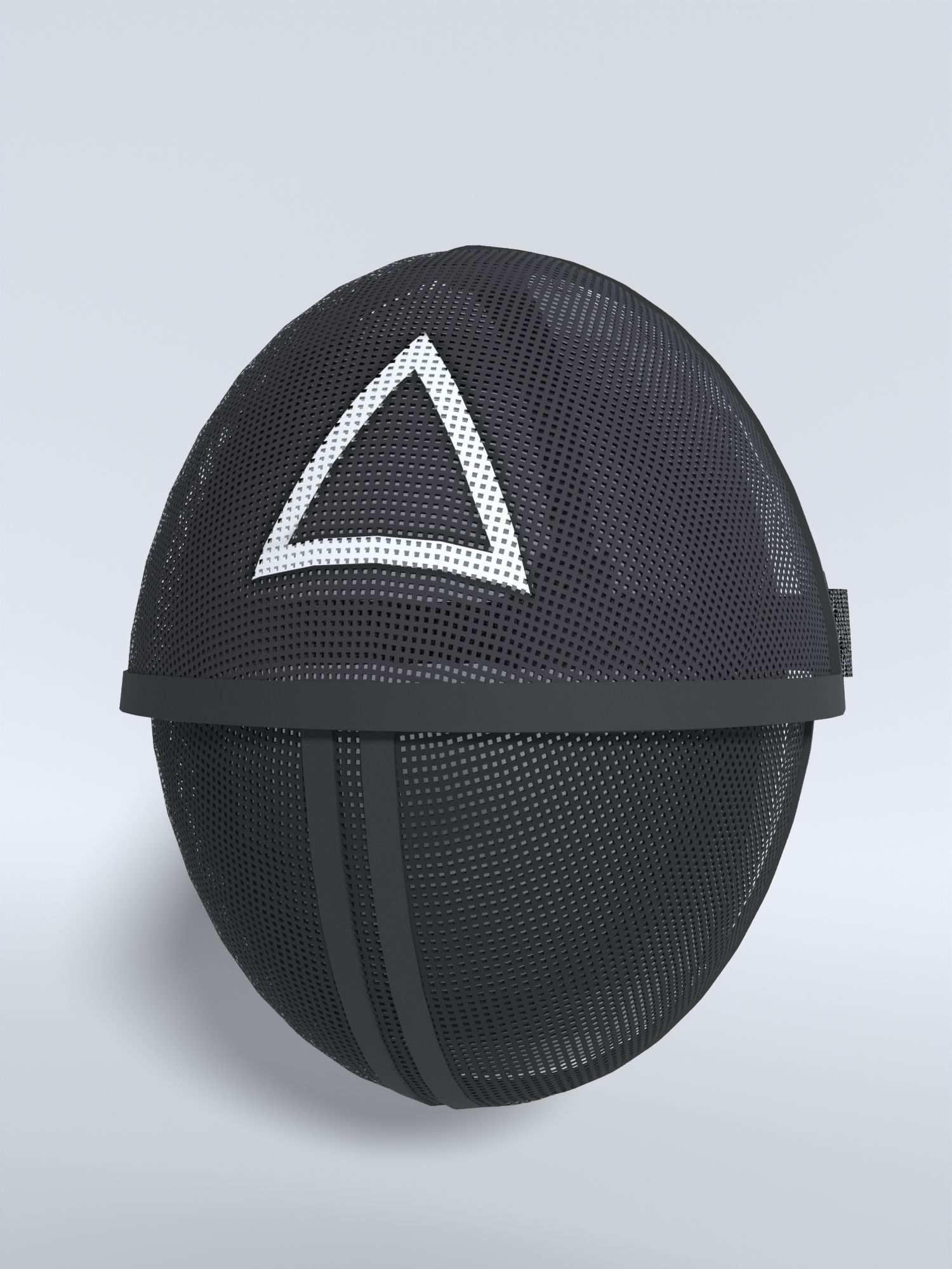 The mask from the TV series the squid game Netflix 3D model | CGTrader