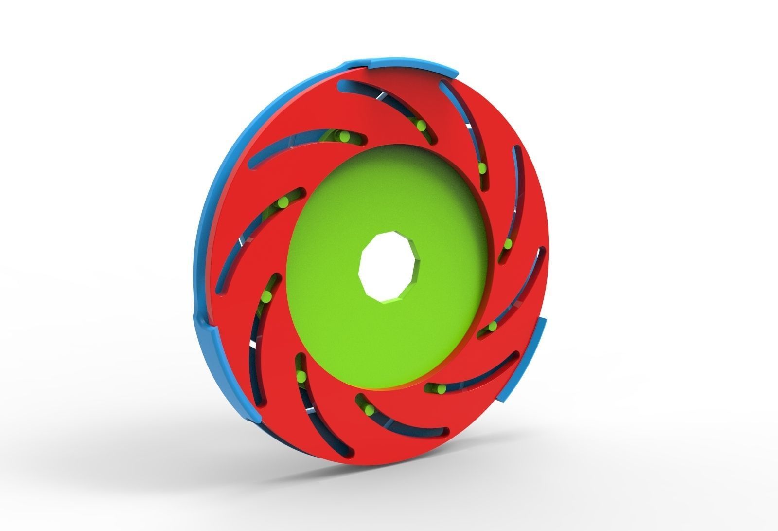 iris diaphragm mechanism 3D model 3D printable | CGTrader