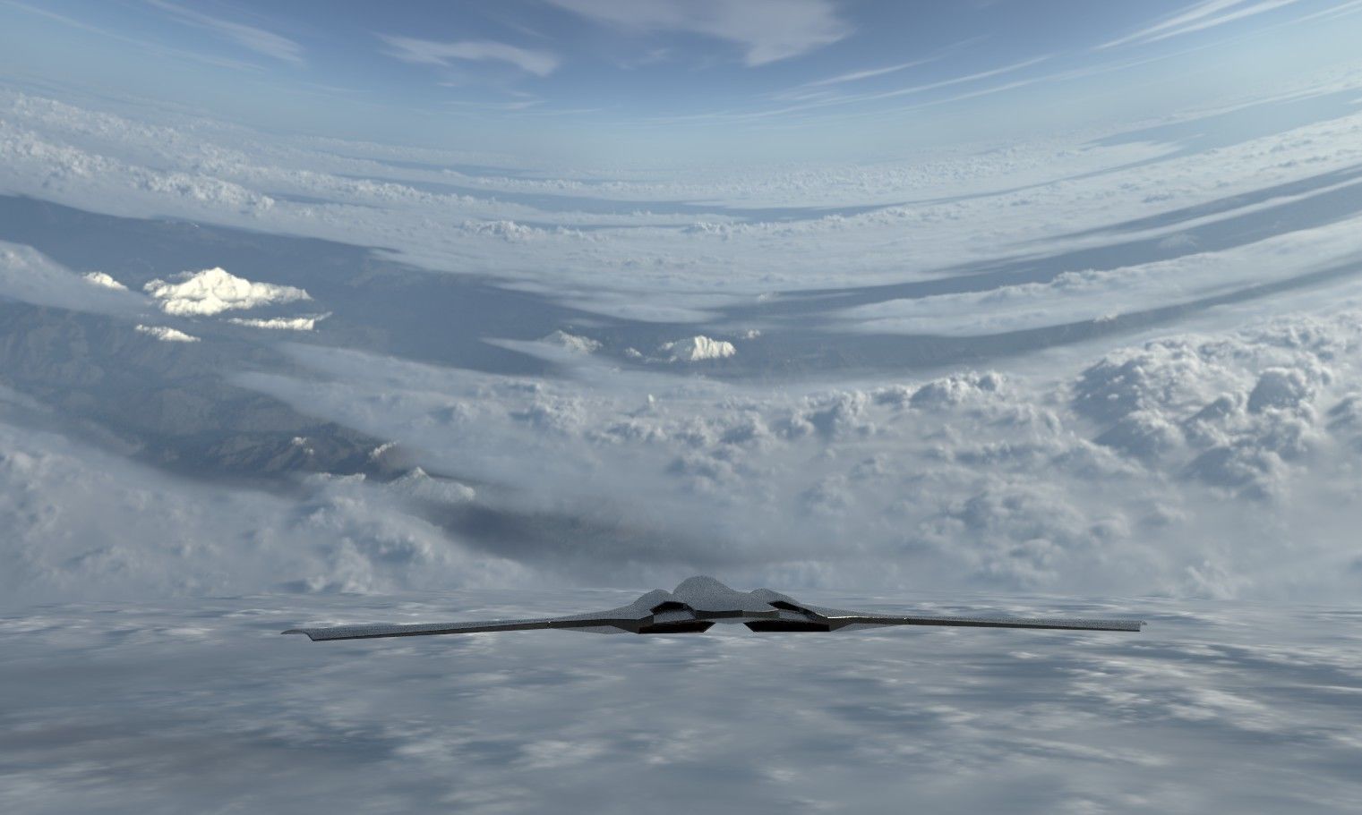 3D model stealth bomber VR / AR / low-poly | CGTrader