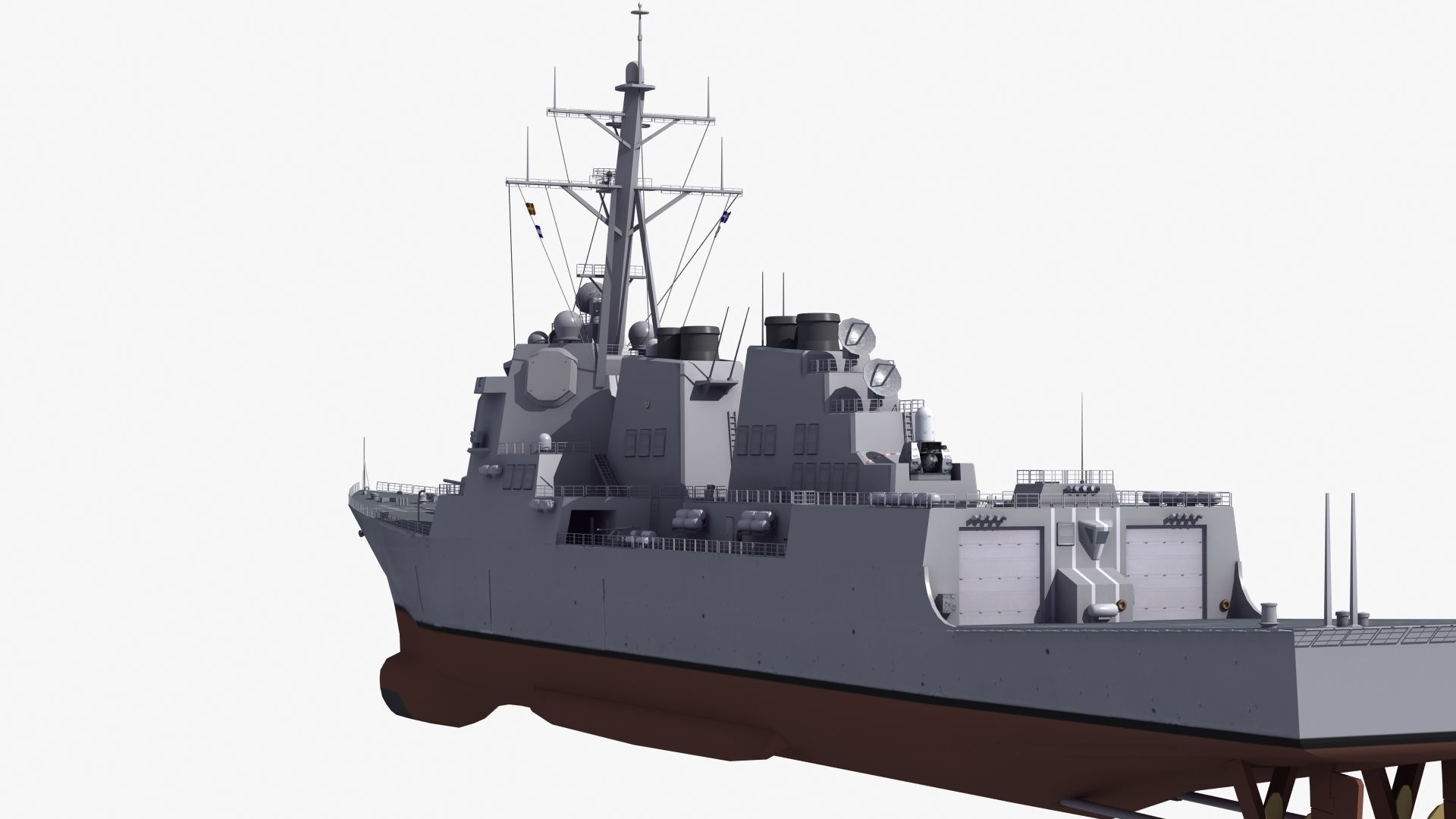Arleigh Burke Destroyer 3D model | CGTrader