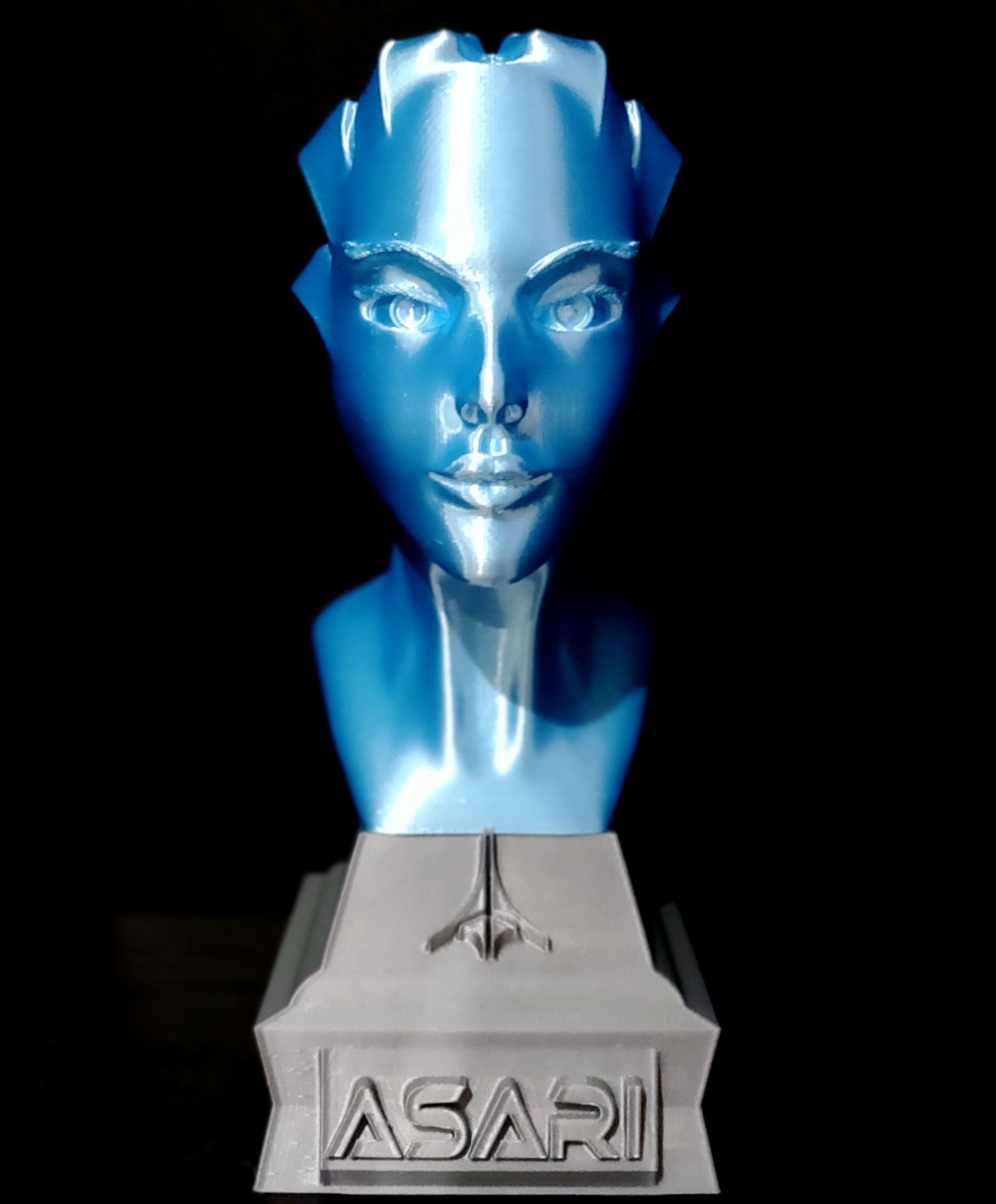 ASARI - mass effect bust 3D model 3D printable | CGTrader