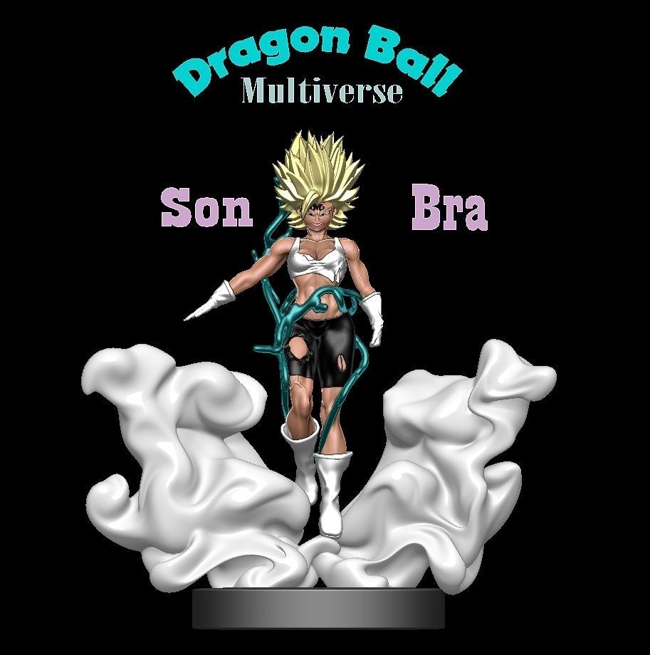 Dragon Ball Multiverse Son Bra 3D model 3D printable | CGTrader
