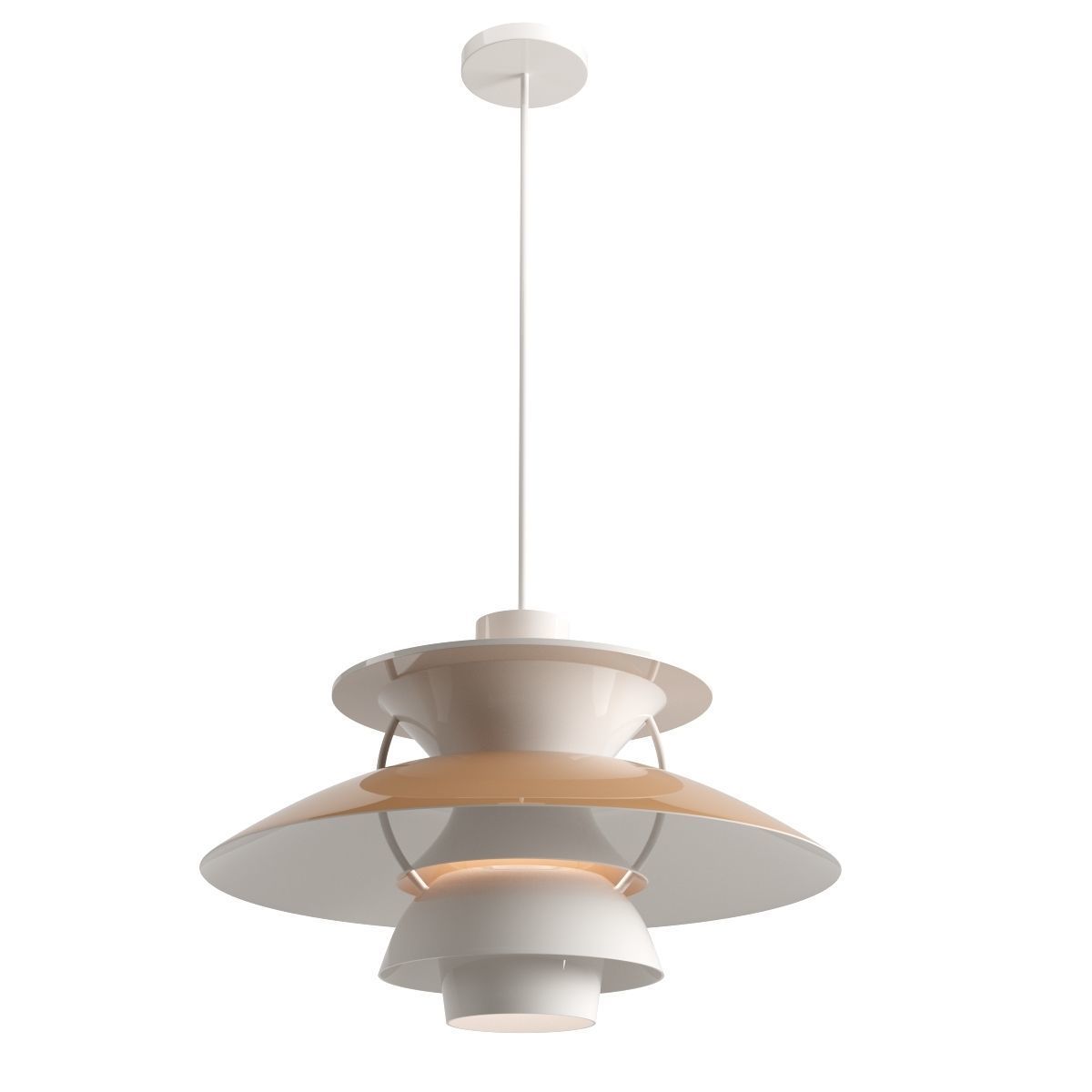 3D model PH5 Pendant Lamp by Poul Henningsen for Louis Poulsen VR / AR ...