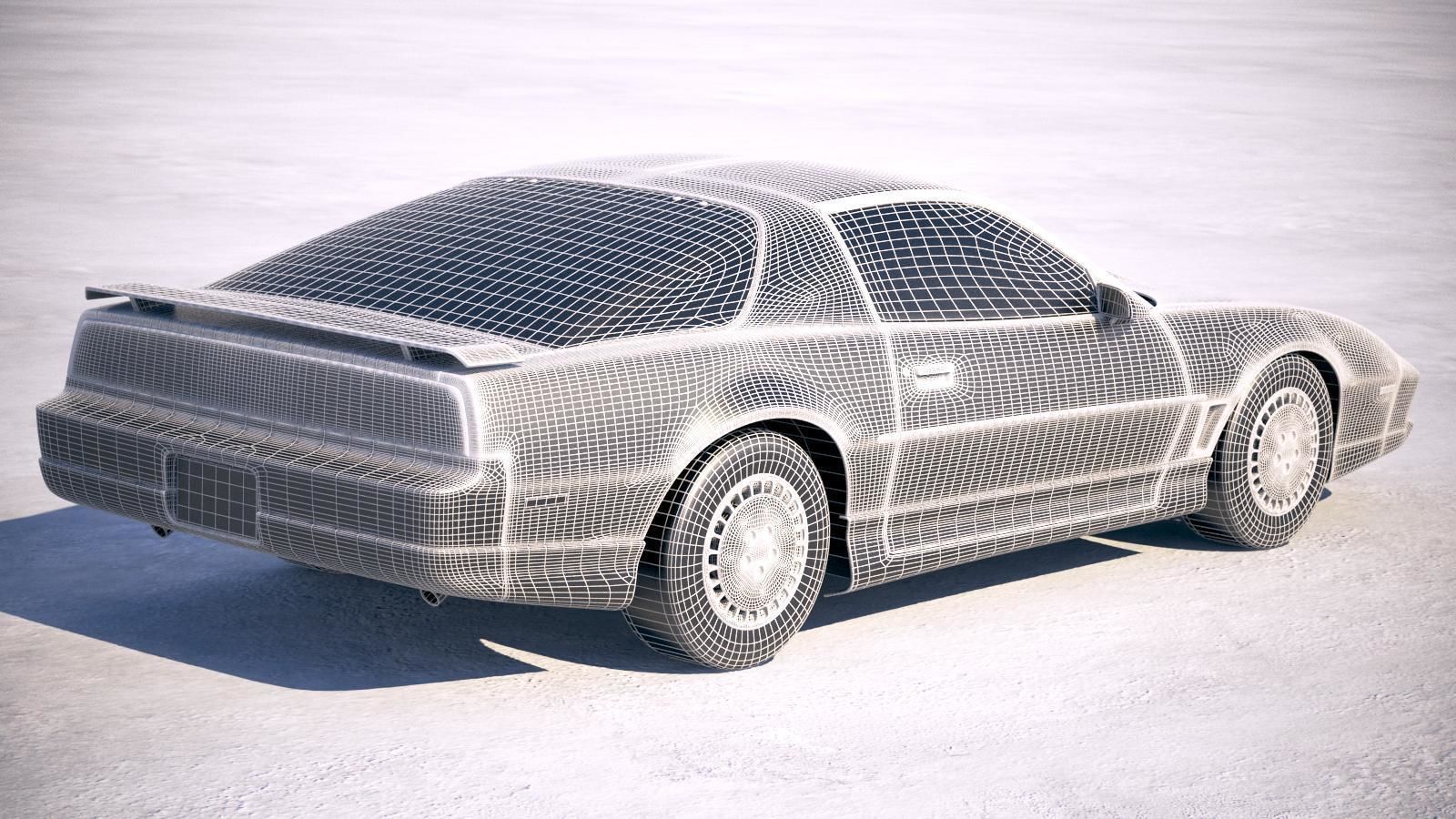 Pontiac Trans Am Kitt 1982 3D model | CGTrader