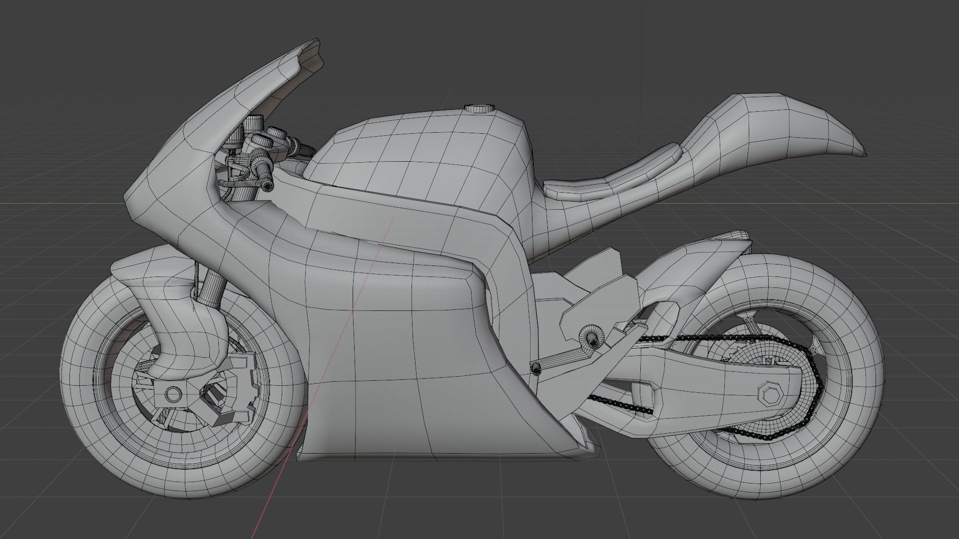 A Motorcycle Racing 3D Model Low Poly 3D model | CGTrader