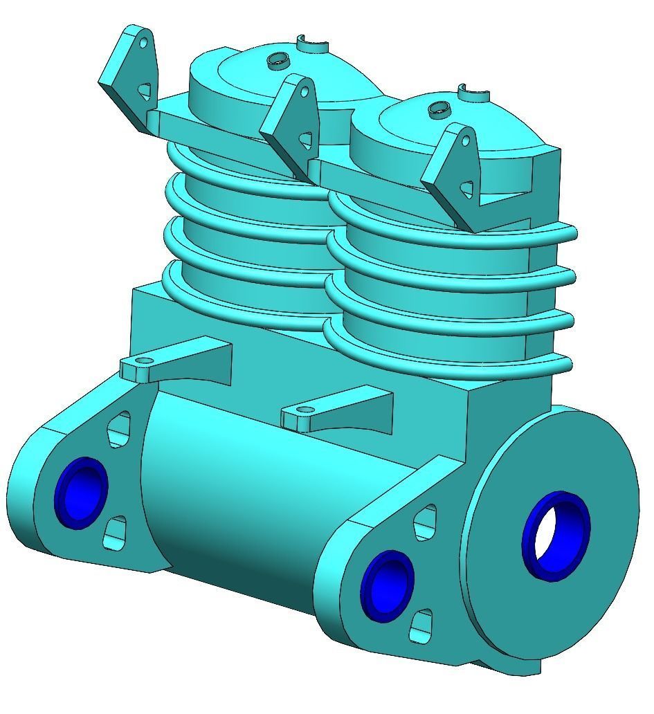 TWO STROKE ENGINE 3D model | CGTrader