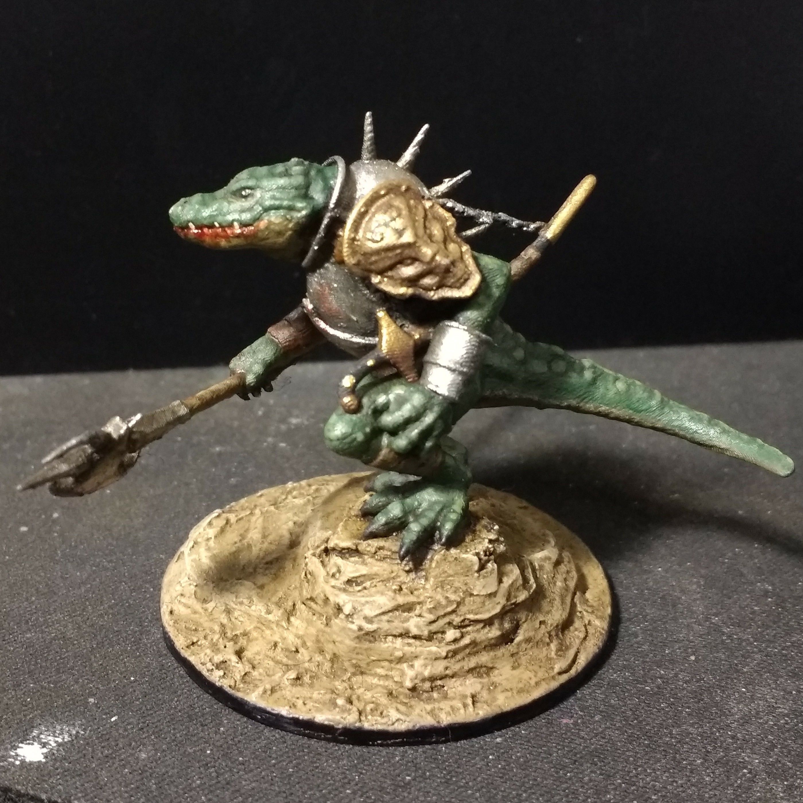 Khaasta Lizardman Dungeons and Dragons 3D Print Miniature Free free 3D ...