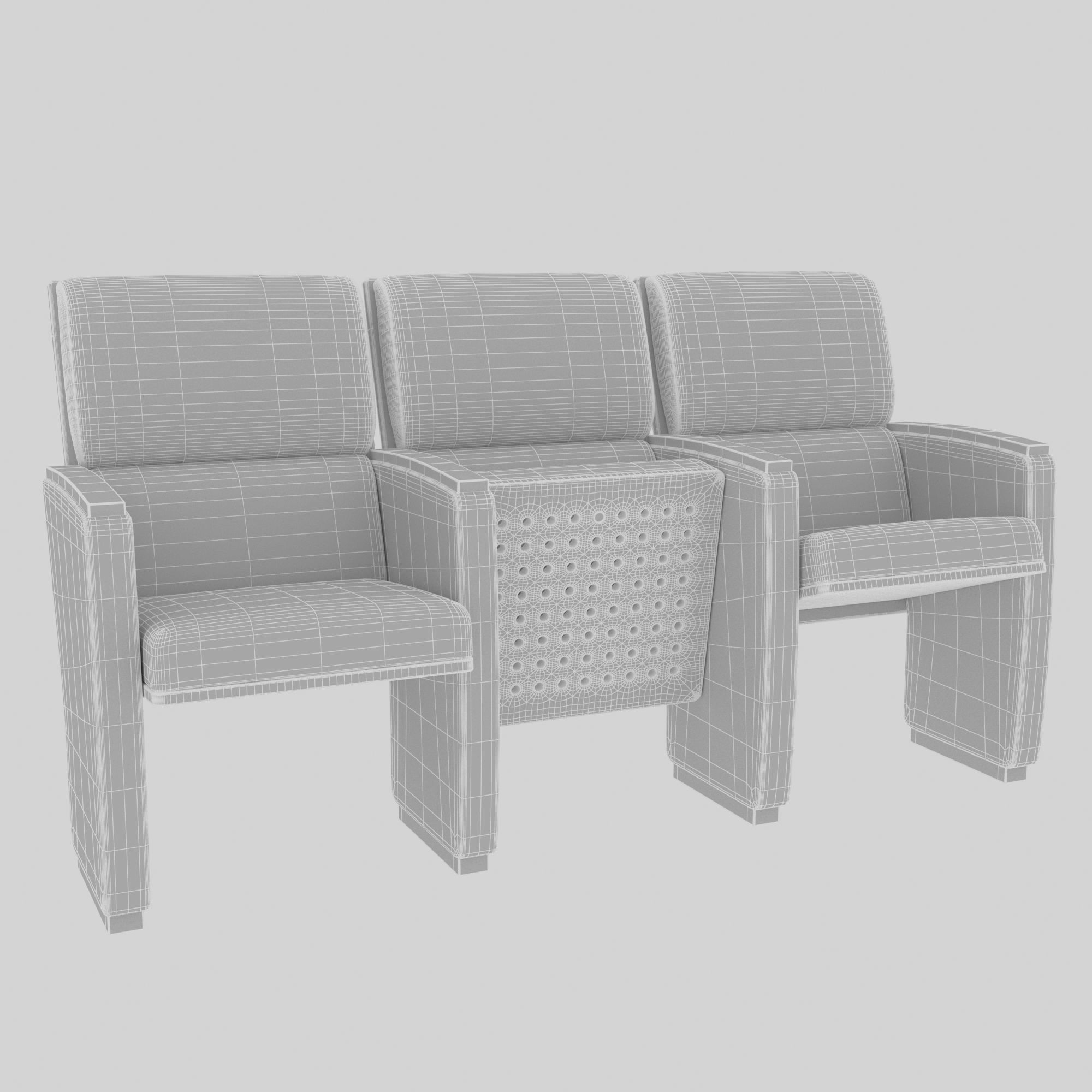 Opera chair free 3D model | CGTrader