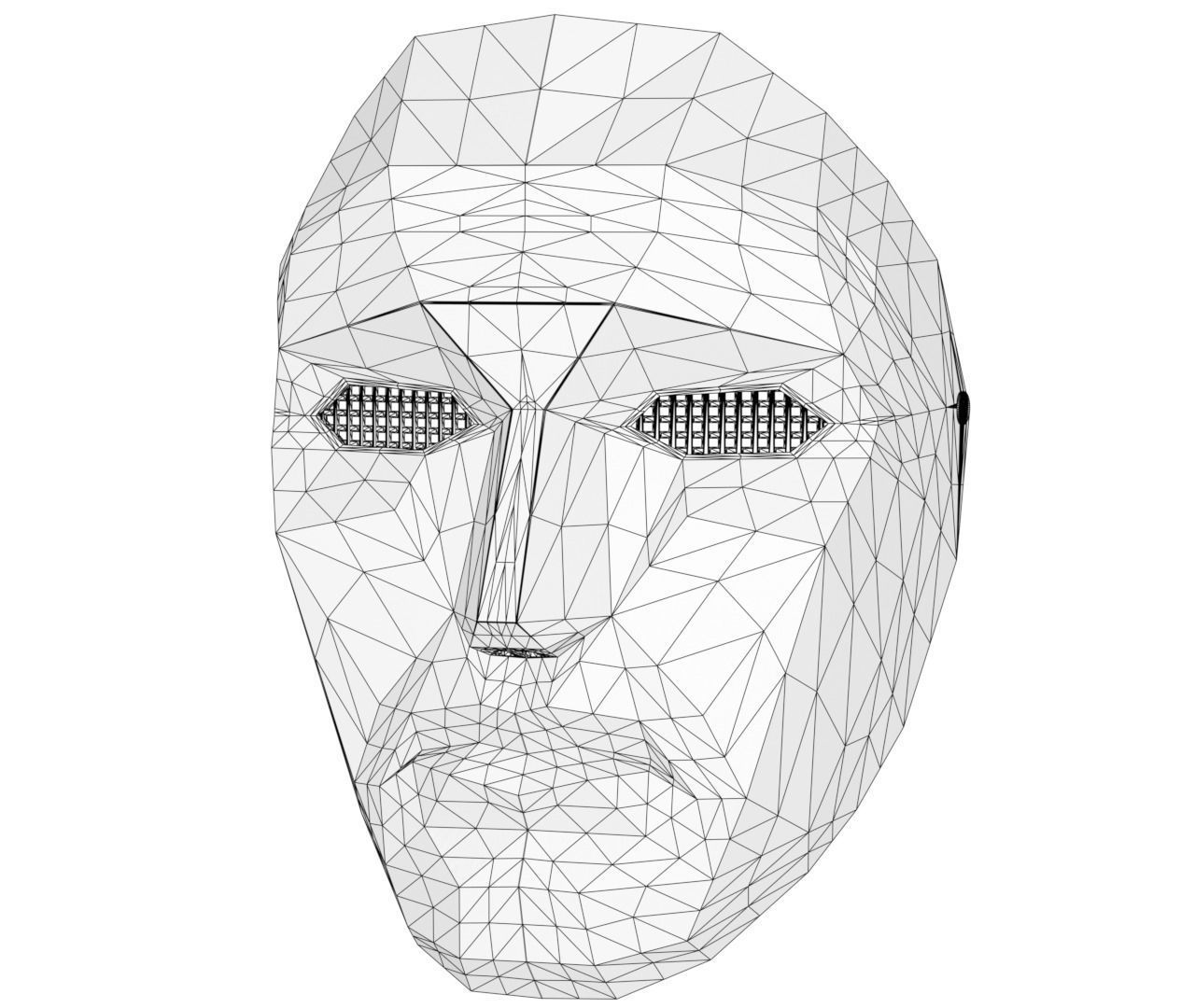 3D model Frontman Mask - Squid Game VR / AR / low-poly | CGTrader