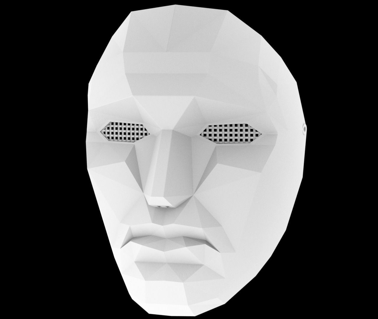 3D model Frontman Mask - Squid Game VR / AR / low-poly | CGTrader