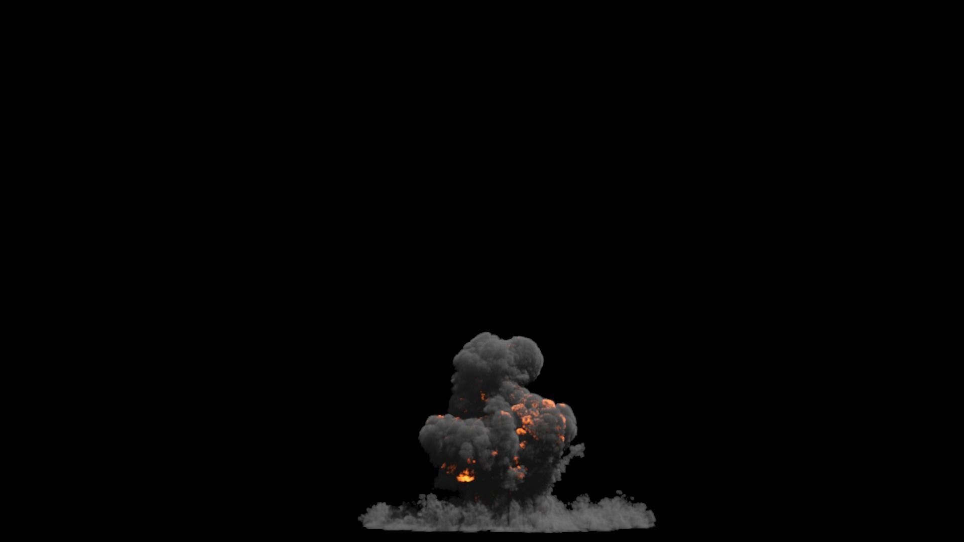 Bomb Strike Explosion 3D model | CGTrader