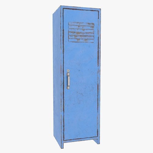 Rusty Dusty Locker 3D model | CGTrader