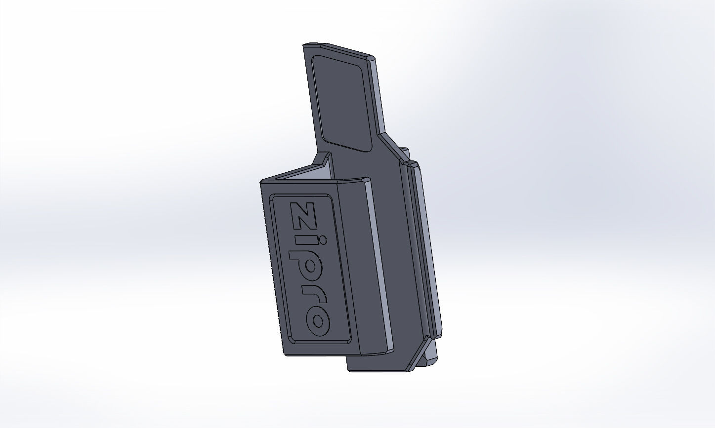 Glock Double Stack 9mm Magazine Clip Holder by ZIPRO 3D model 3D ...