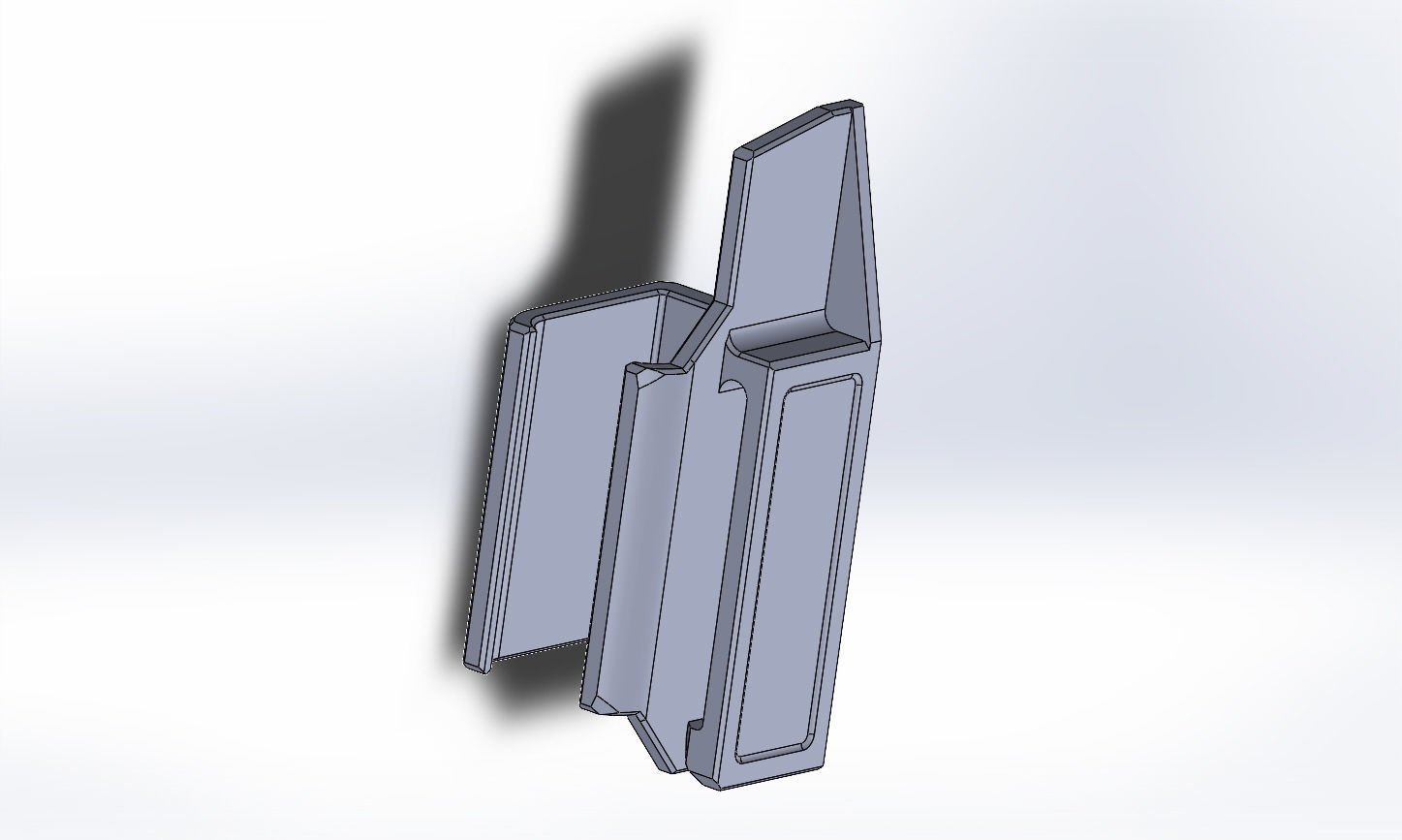 Glock Double Stack 9mm Magazine Clip Holder by ZIPRO 3D model 3D ...