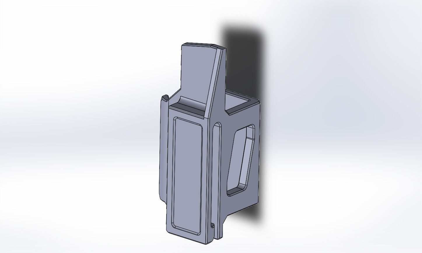 Glock Double Stack 9mm Magazine Clip Holder by ZIPRO 3D model 3D ...
