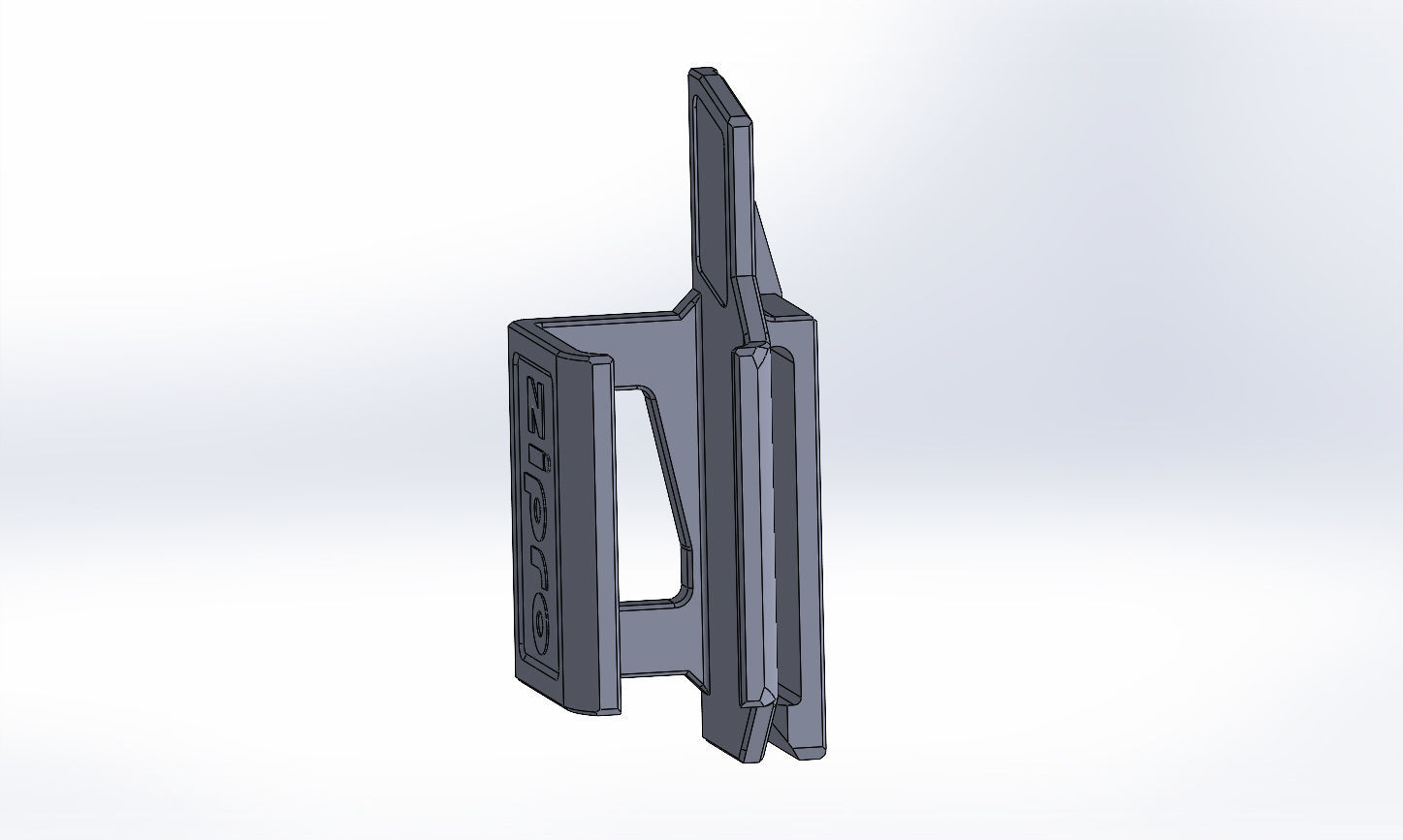 Glock Double Stack 9mm Magazine Clip Holder by ZIPRO 3D model 3D ...