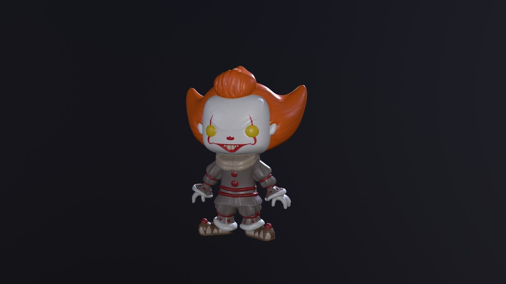 Pennywise clown 3D model | CGTrader