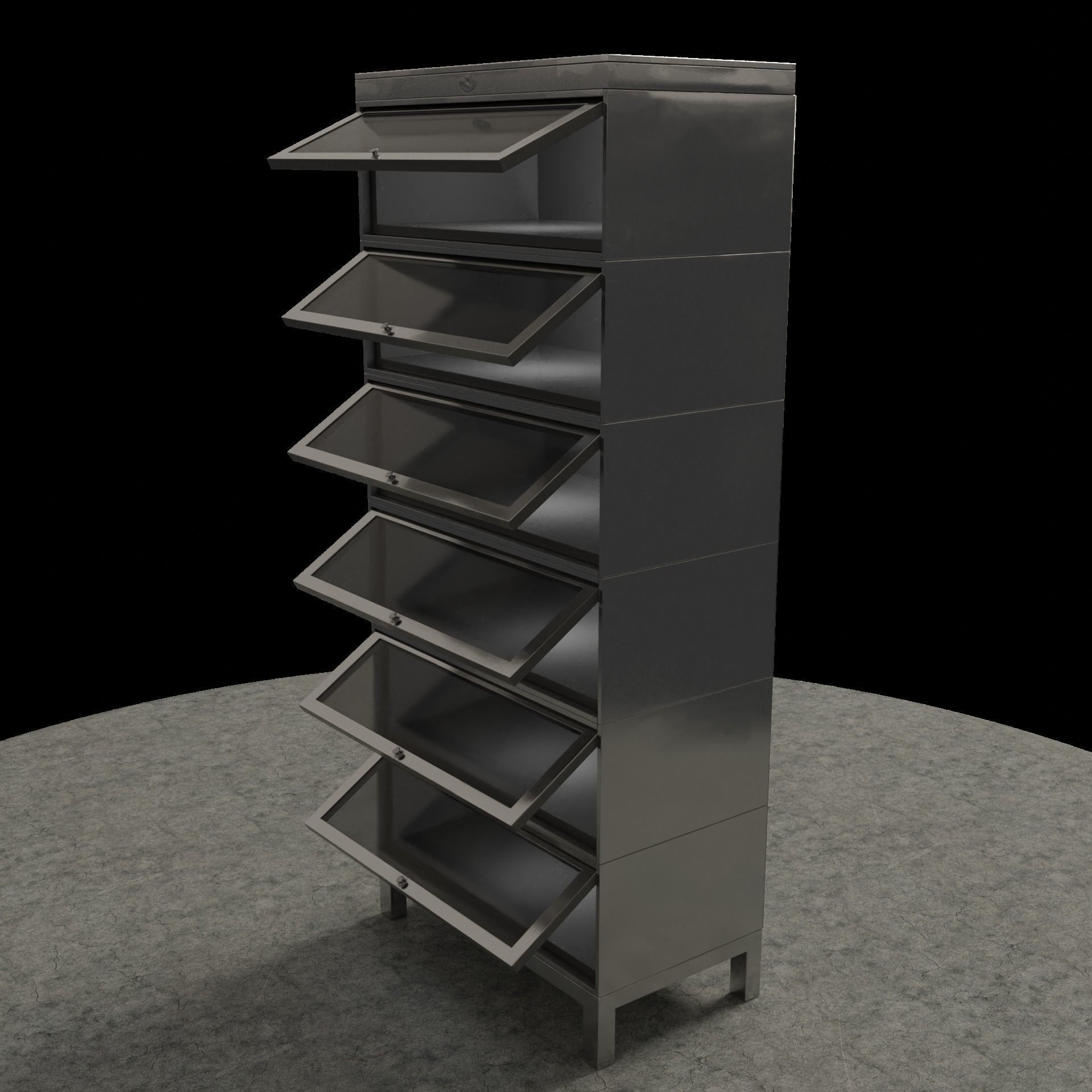 3D model Metallic Closet VR / AR / low-poly | CGTrader