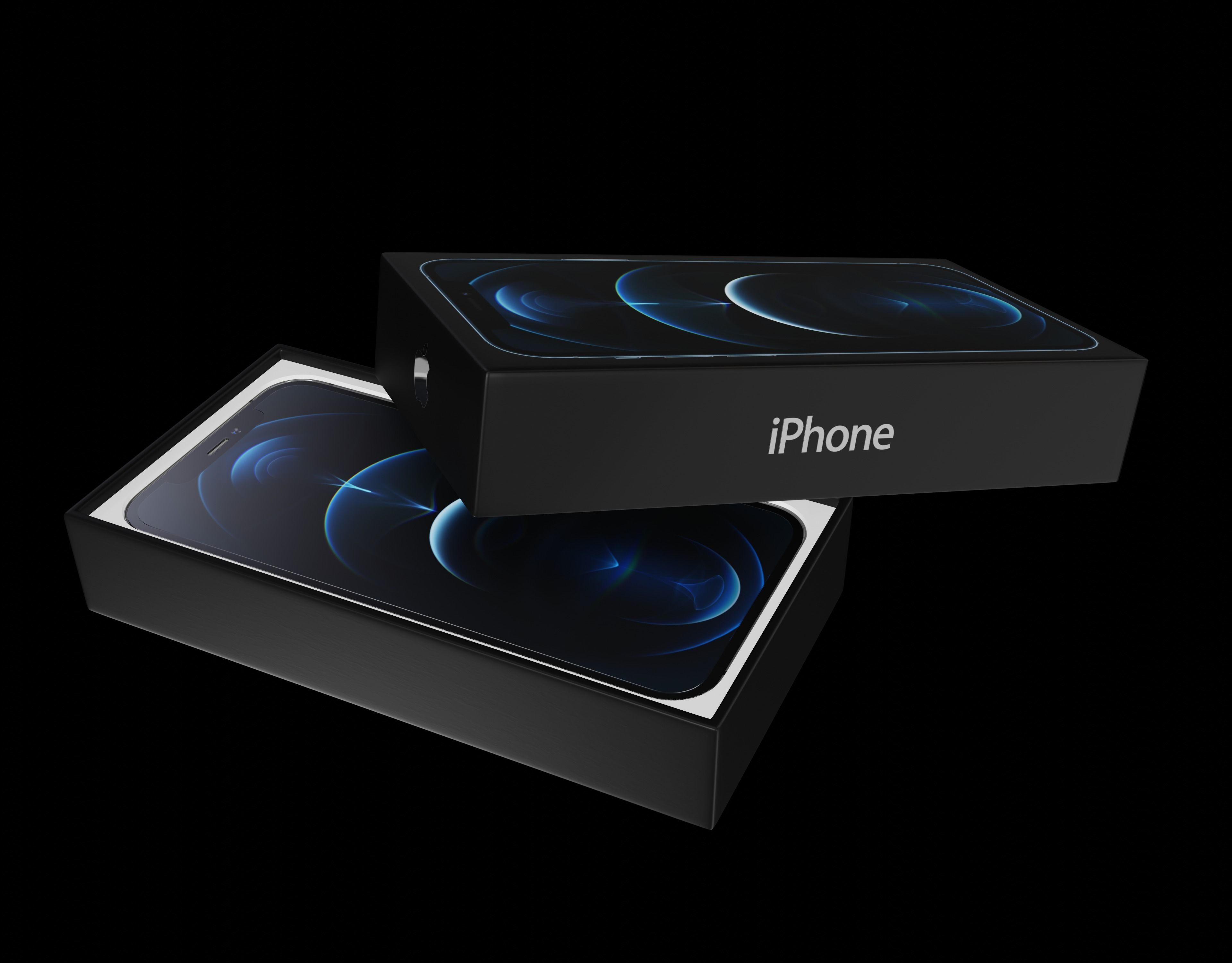 Apple Iphone 12 Pro Max Box free VR / AR / low-poly 3D model | CGTrader