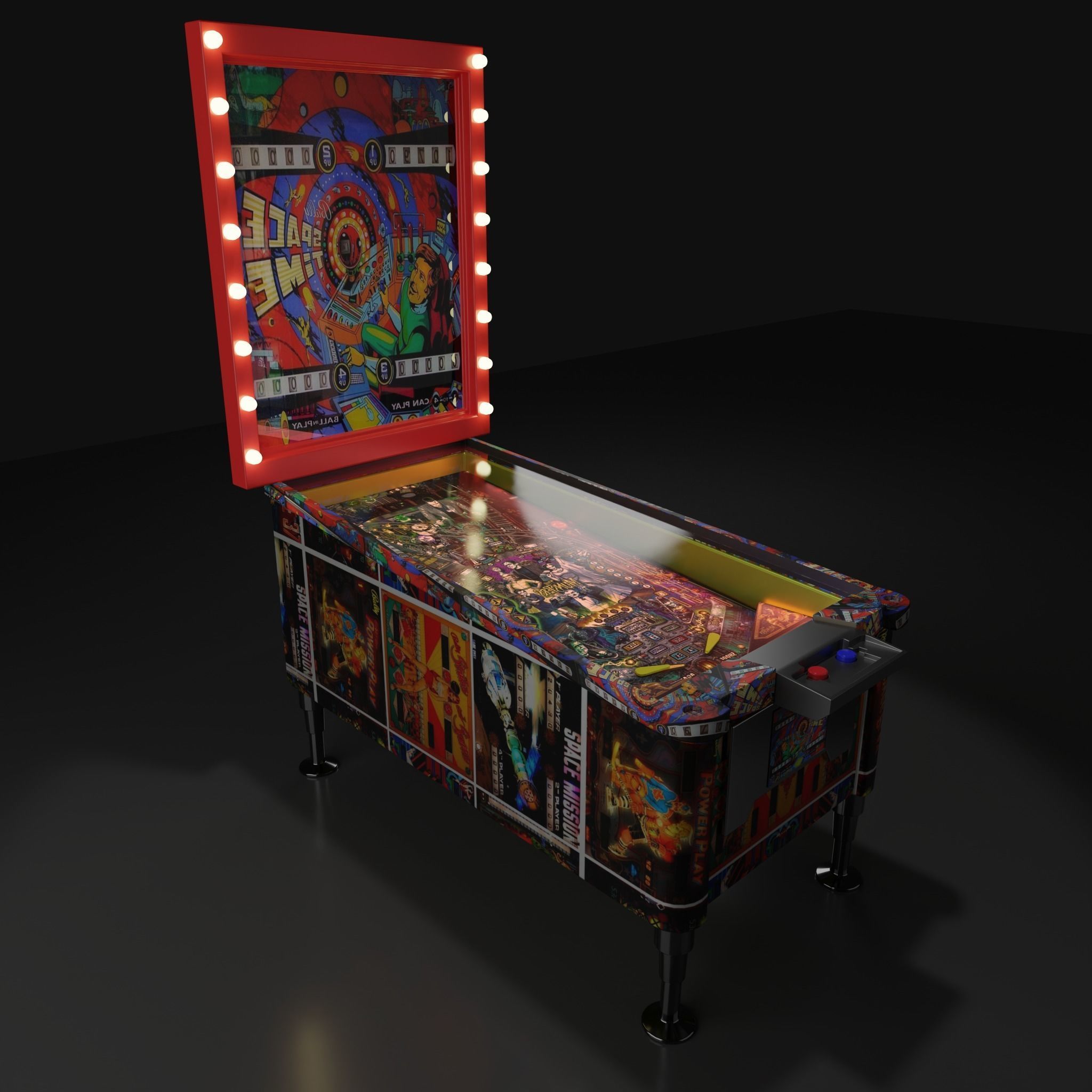 Pinball Machine 3D model | CGTrader