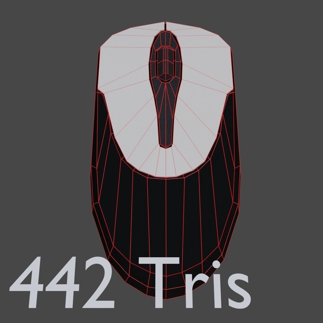 3D model Mouses Pack Low Poly Game Ready Model VR / AR / low-poly ...